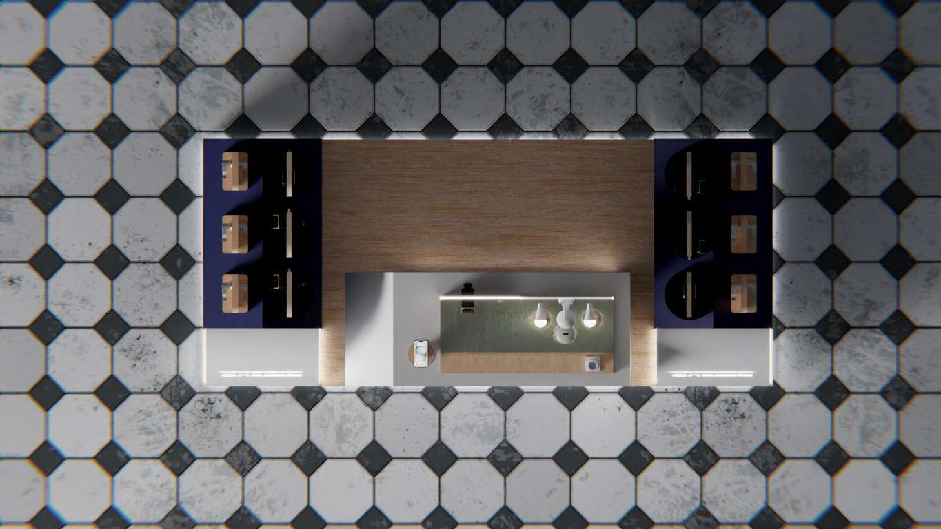Display Digital Lock - Onassis Brand - Si Owel Studio